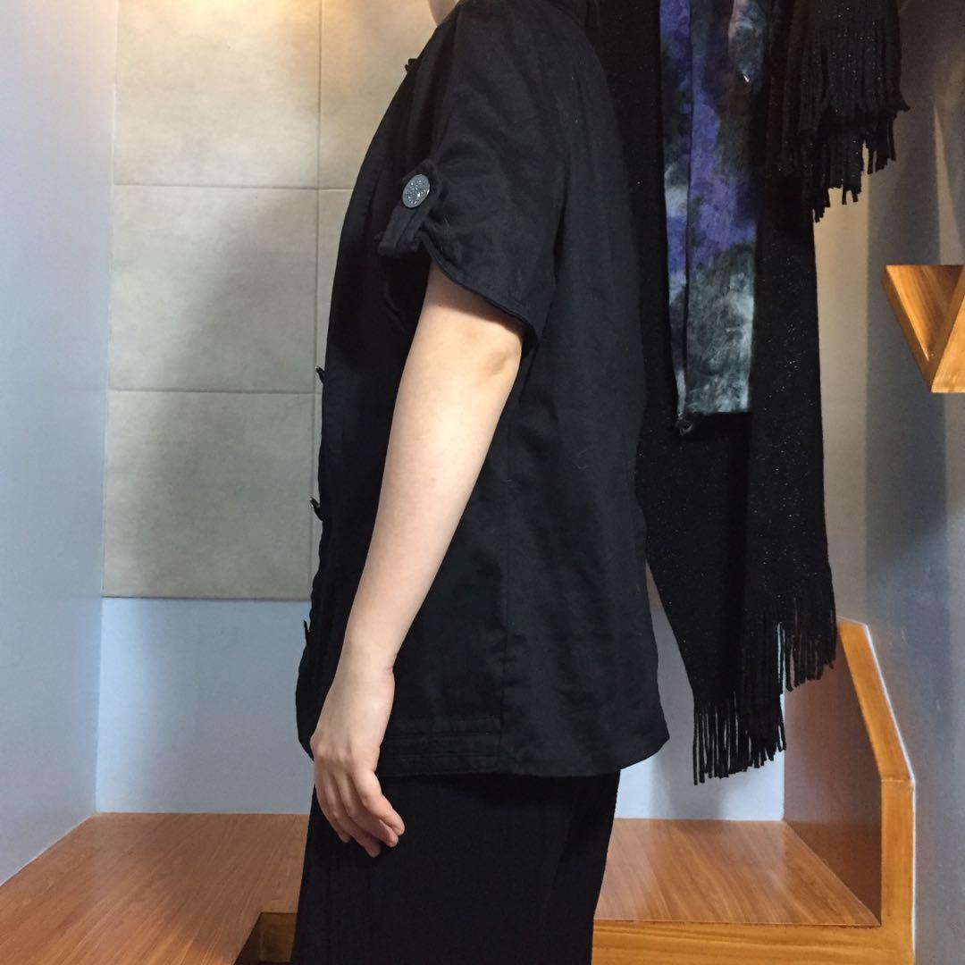 Debbie Morgan Black Short Sleeve Bolero Jacket, Women's Fashion, Tops ...