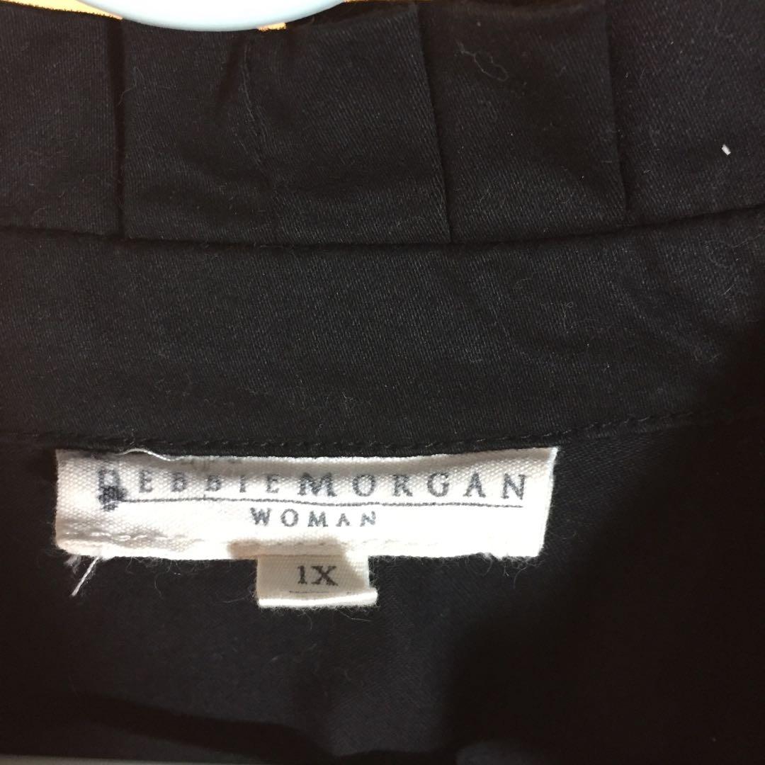 Debbie Morgan Black Short Sleeve Bolero Jacket, Women's Fashion, Tops ...