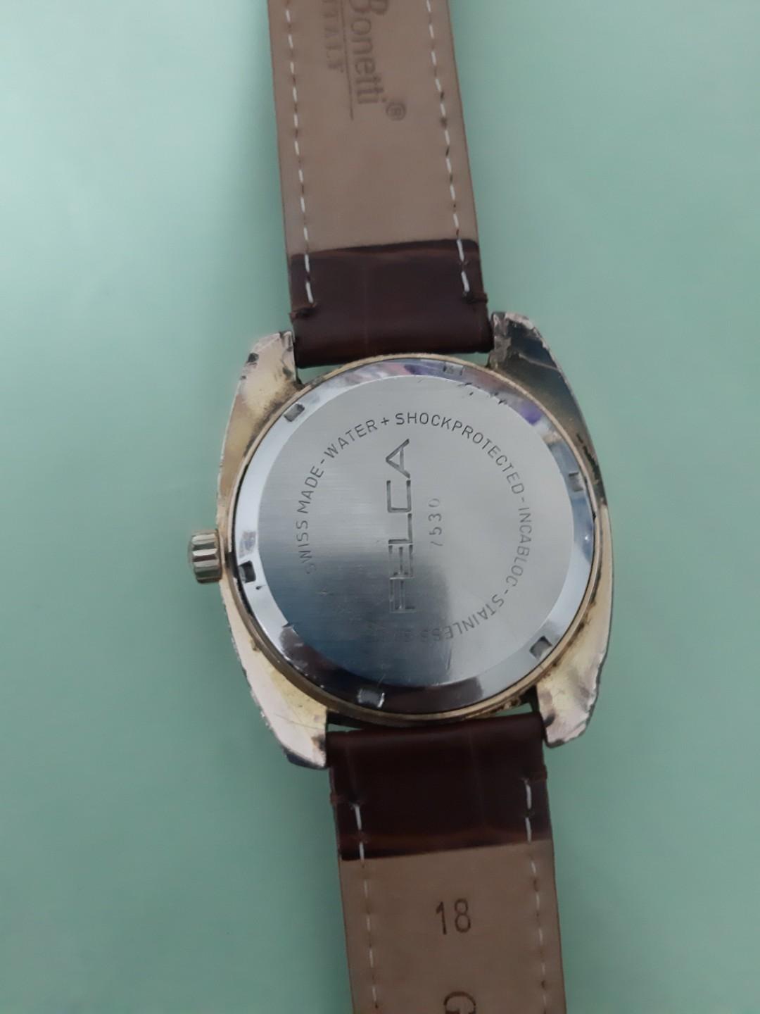 Felca vintage watch, Men's Fashion, Watches & Accessories, Watches on ...