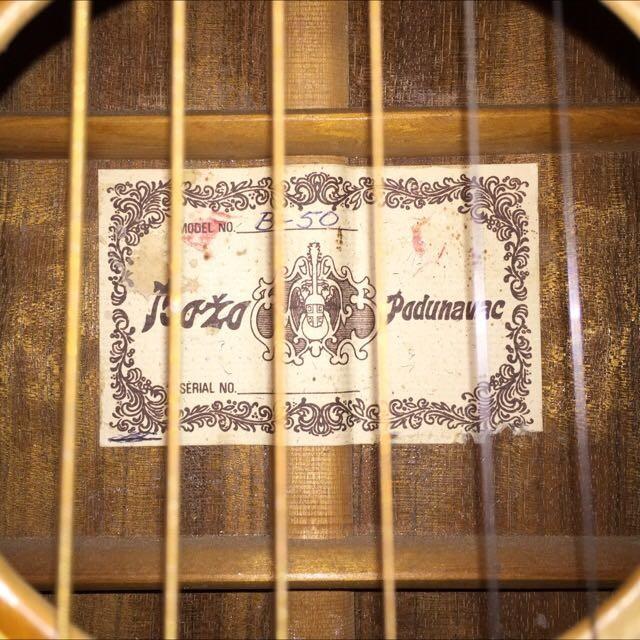 FIRE SALE: Bozo Podunavac B50 acoustic, Hobbies & Toys, Music & Media ...