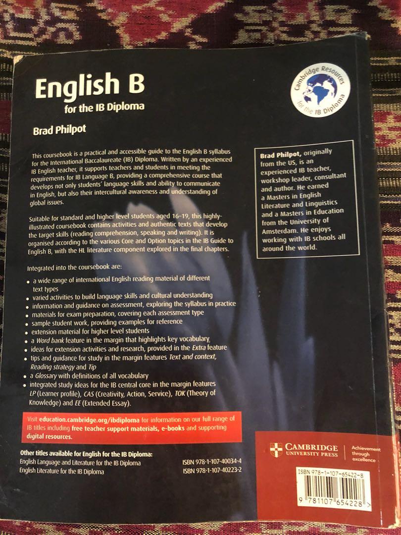 IB Diploma English B, Hobbies & Toys, Books & Magazines, Textbooks on ... IB Diploma English B, Hobbies & Toys, Books & Magazines, Textbooks on ...