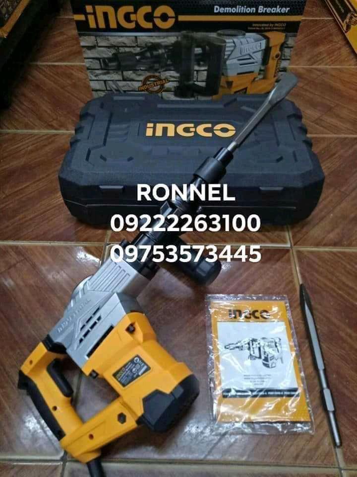 INGCO PDB13008 Demolition Breaker / Demolition Hammer, Commercial ...
