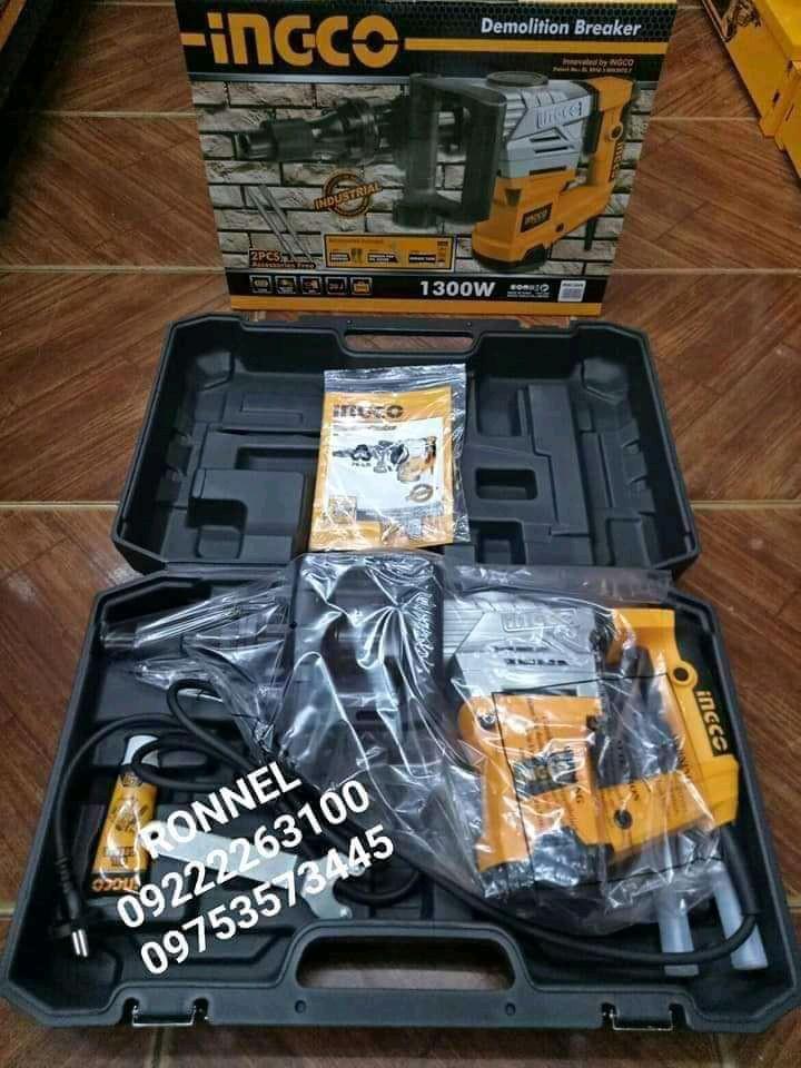 INGCO PDB13008 Demolition Breaker / Demolition Hammer, Commercial ...