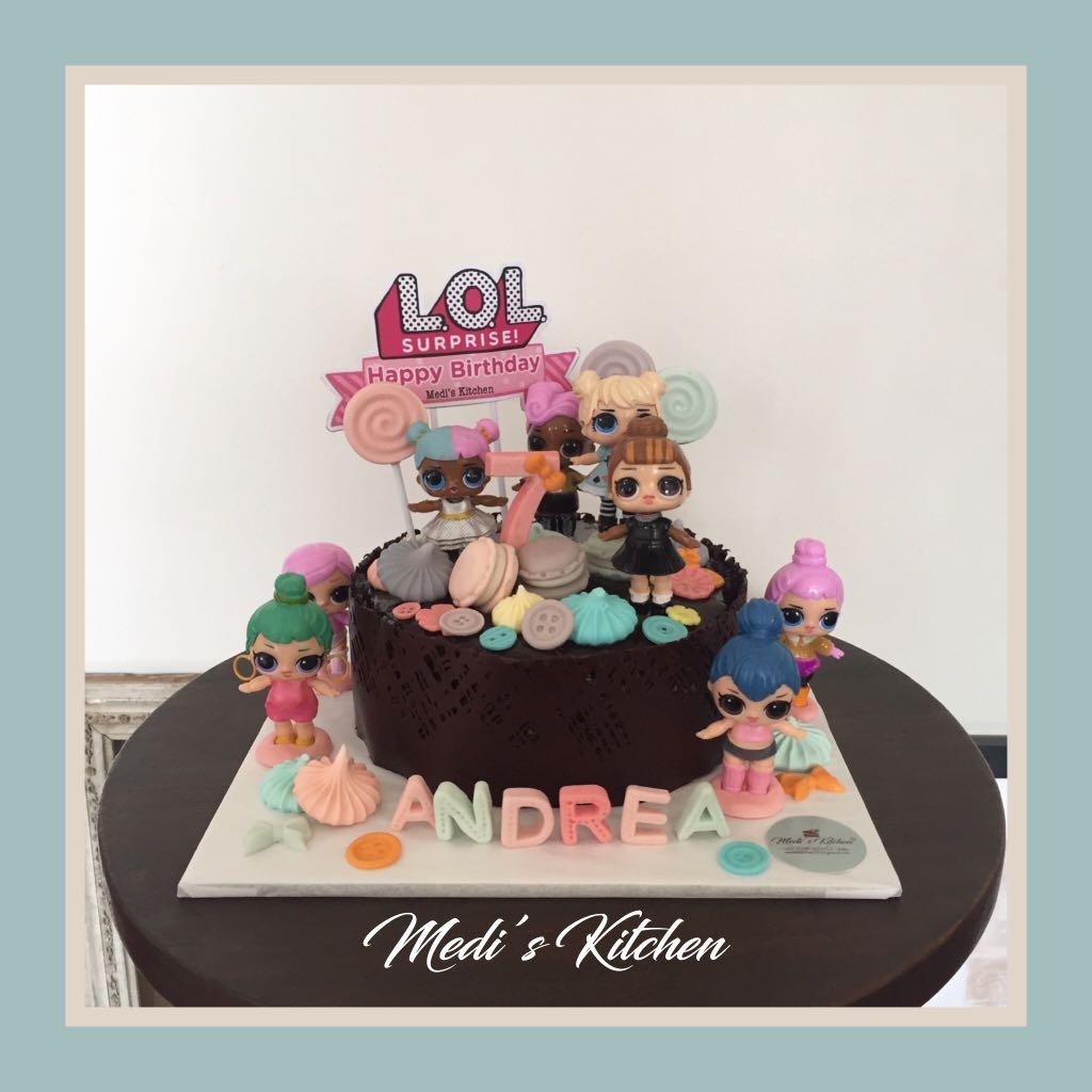 LOL Doll Cake, Food & Drinks, Homemade Bakes on Carousell