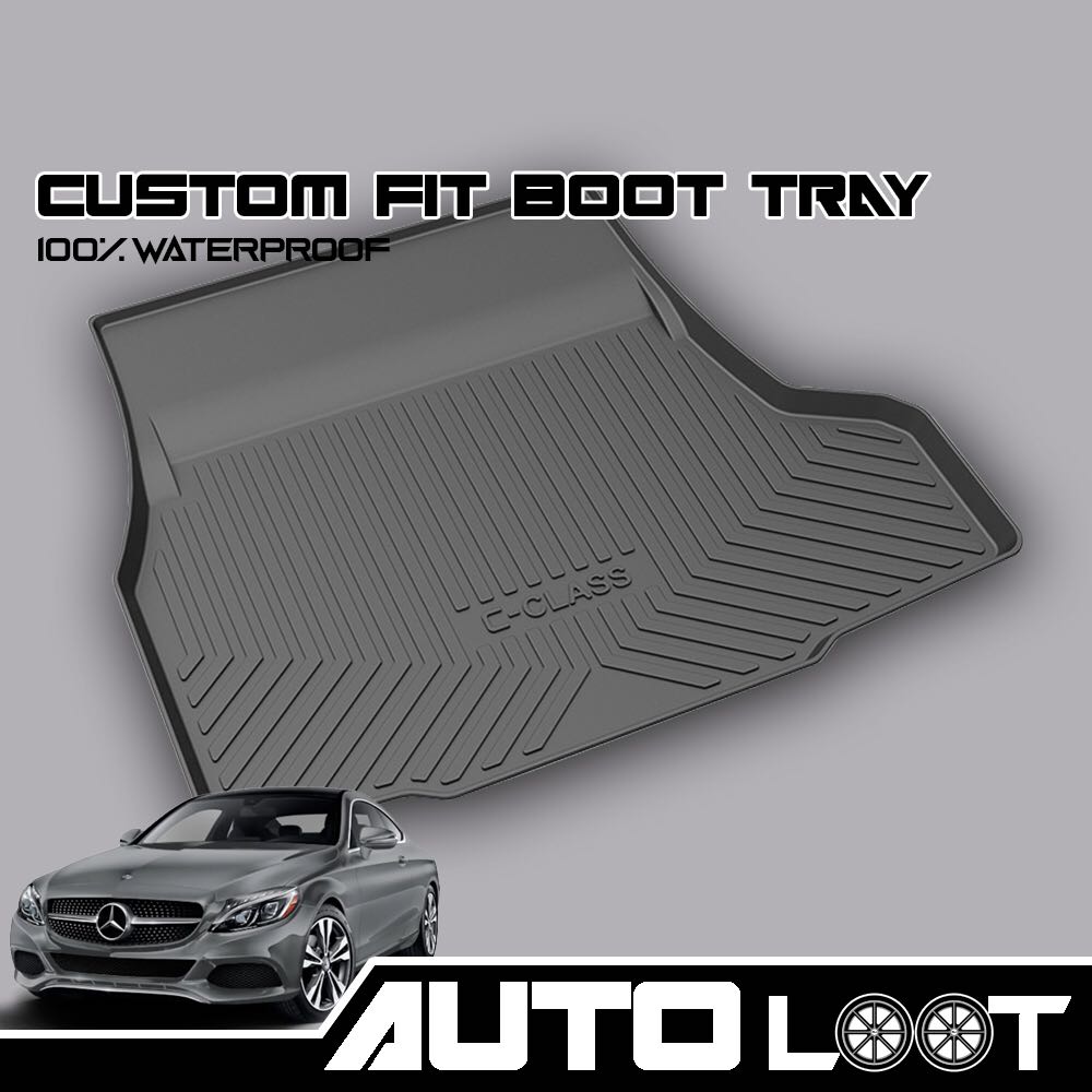 Mercedes-Benz C-Class Coupe (2017 onwards) Boot Tray, Car Accessories ...