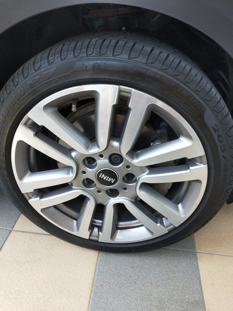 Mini Cooper Run Flat Tyre, Car Accessories, Tyres & Rims on Carousell