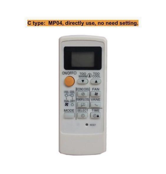 Mitsubishi Aircon Remote Control for all Mitsubishi Aircon [Direct Plug & Play without Setting ...