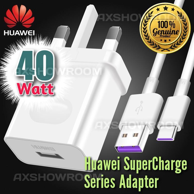 Original Huawei SuperCharge 40W Charger with Type C Cable, Mobile ...