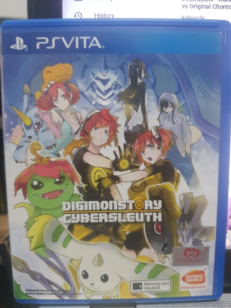 PS VITA Digimon Story Cybersleuth, Video Gaming, Video Games ...