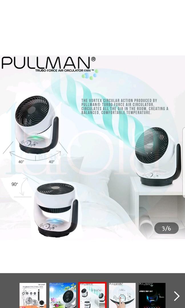 Pullman Trubo force air circulation fan, Furniture & Home Living ...