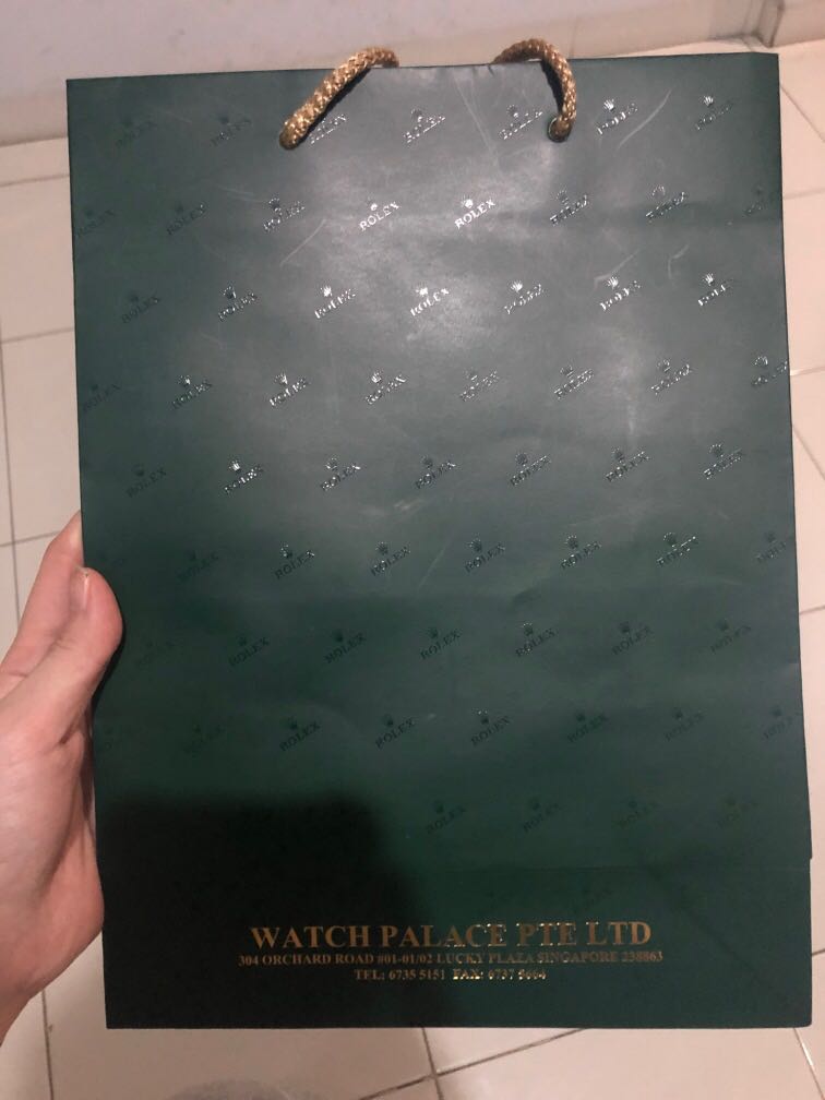 Rolex paperbag, Luxury, Bags & Wallets on Carousell