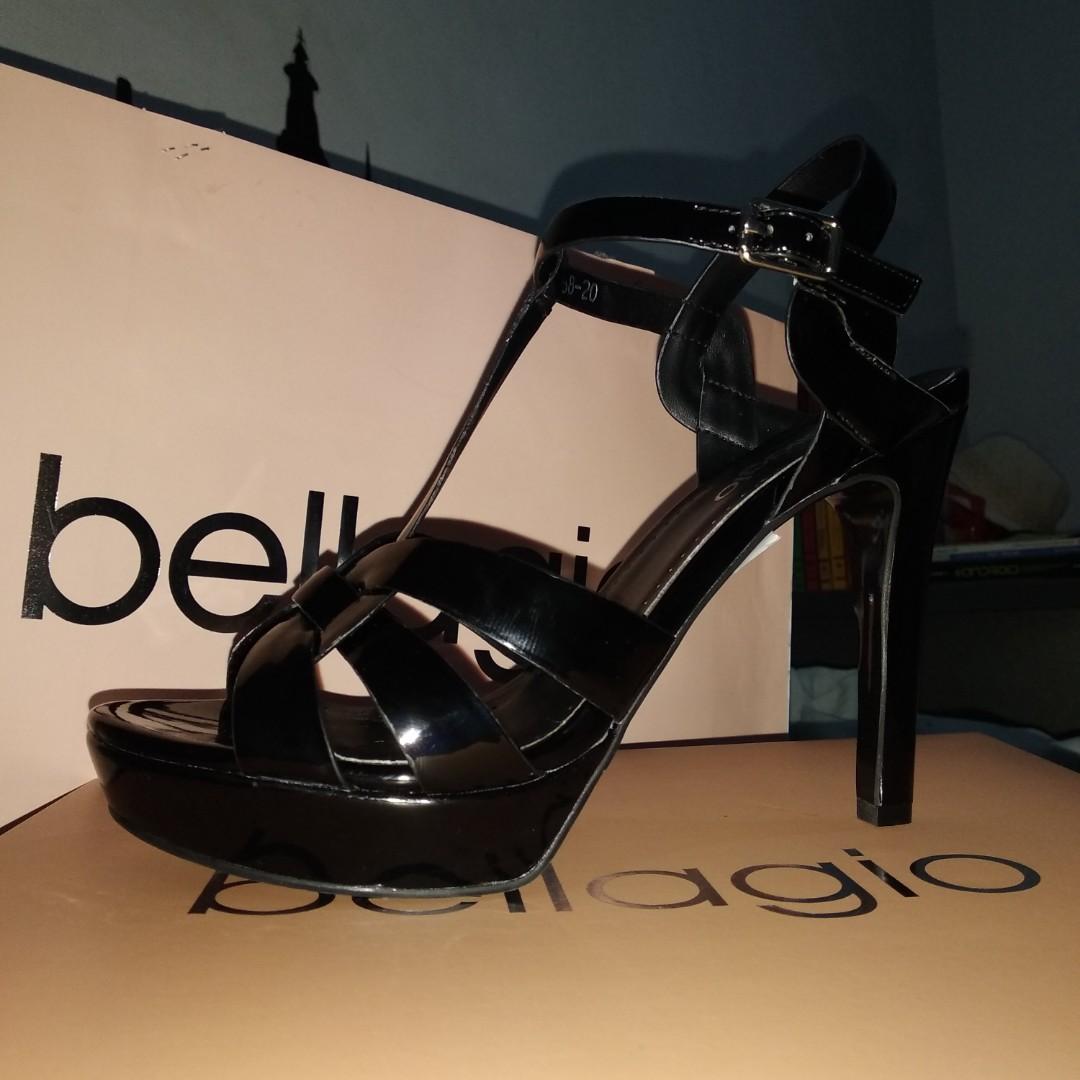 [SEWA] Heels Bellagio Black 12 cm / Sendal Heels Black 12 cm / Heels ...