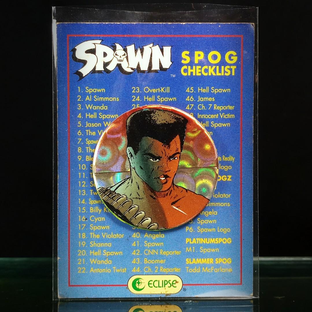 SPAWN SPOGZ Prism Spog P3 - Al Simmons + Checklist (1993 Eclipse) Todd ...