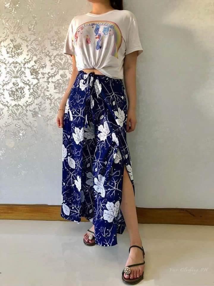 SQUARE PANTS WITH SLIT, Women's Fashion, Bottoms, Other Bottoms on ...