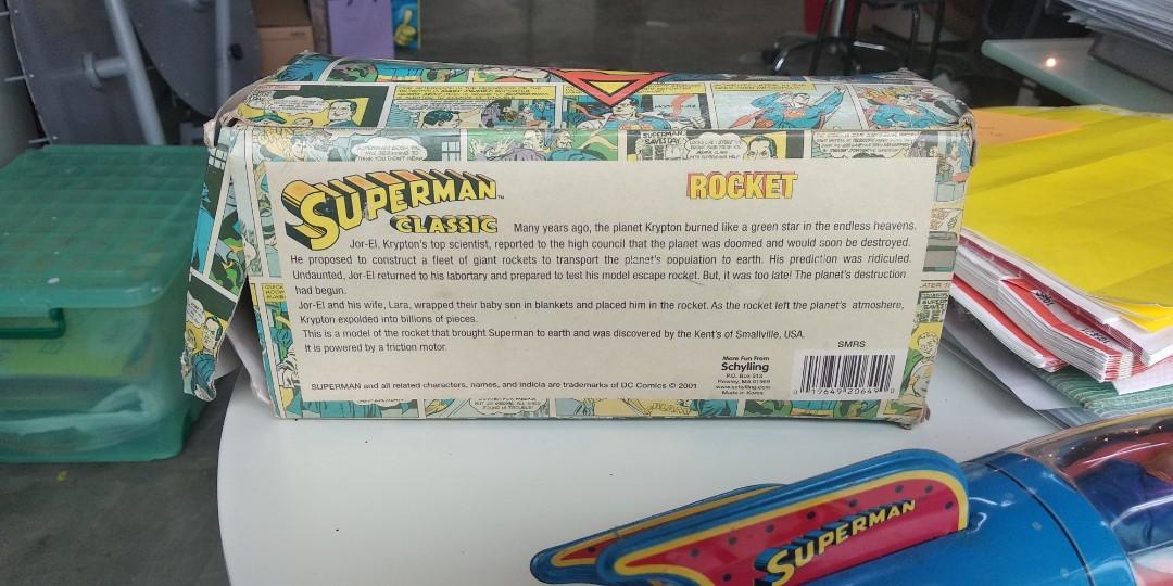 Superman Classic Rocket, Hobbies & Toys, Toys & Games on Carousell