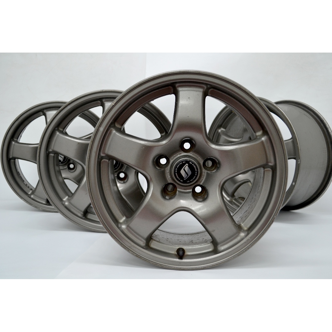 T3-17 NISSAN SKYLINE GTR R32 BNR32 OEM BBS RIM 16"x8J 5x114 +30 JAPAN ...