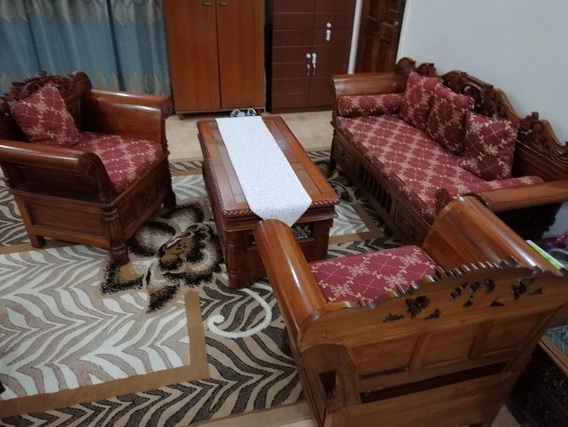 Teak Wood Sofa Set - Kayu Jati Indonesian sofa, Furniture & Home Living ...