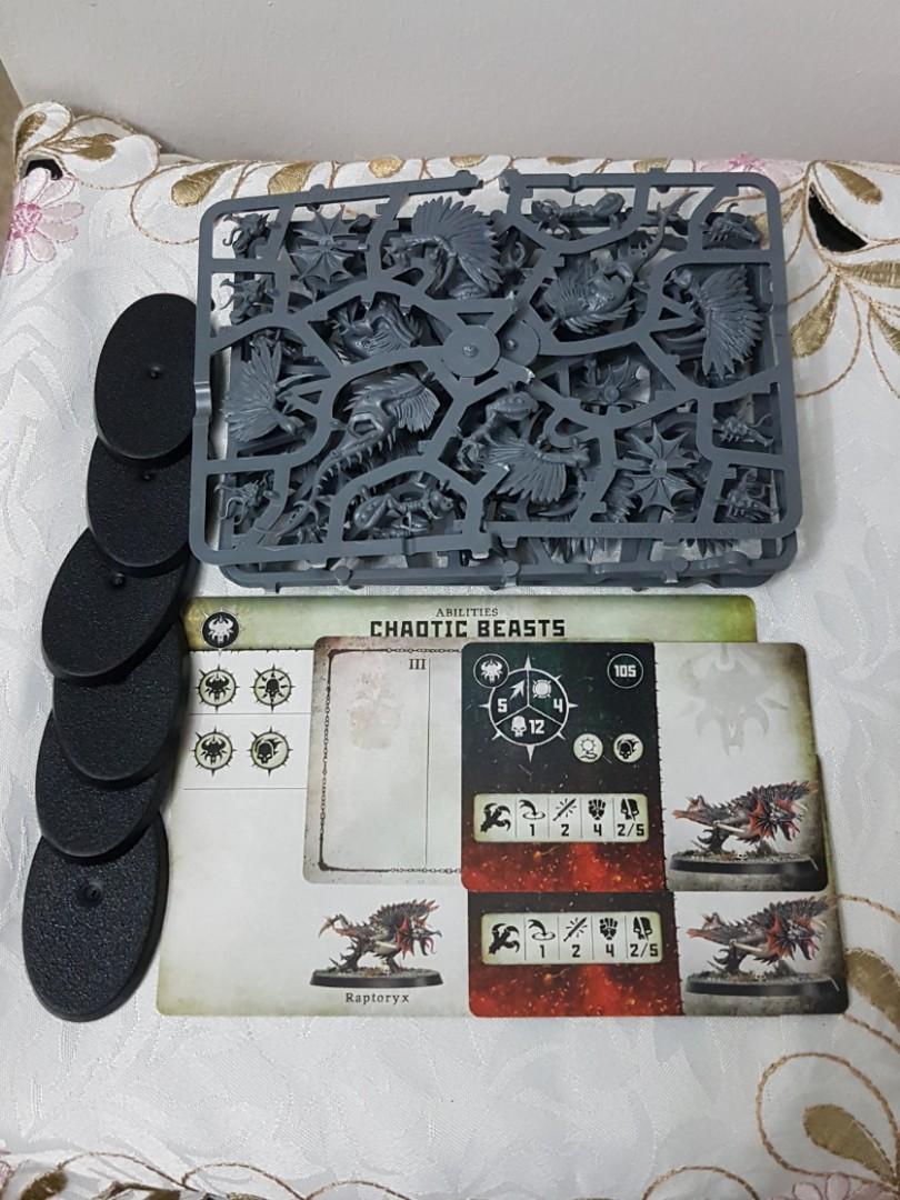 Warhammer AOS Sigmar Warcry Chaotic Beasts Raptoryx Set of 6 NEW ...