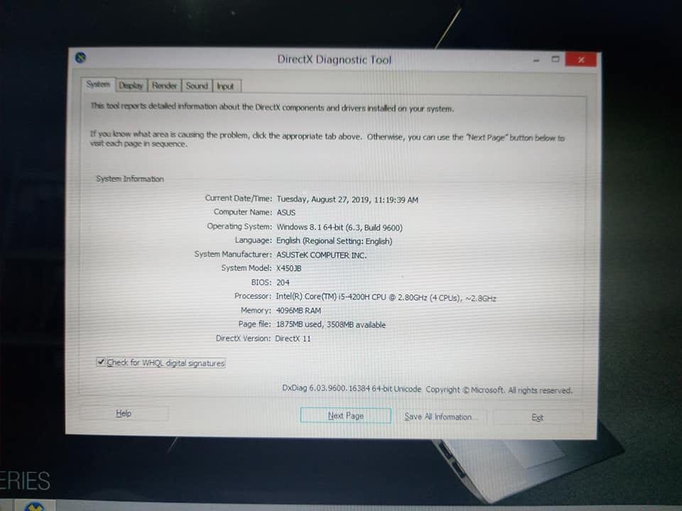 Asus X450JB, Computers & Tech, Laptops & Notebooks on Carousell