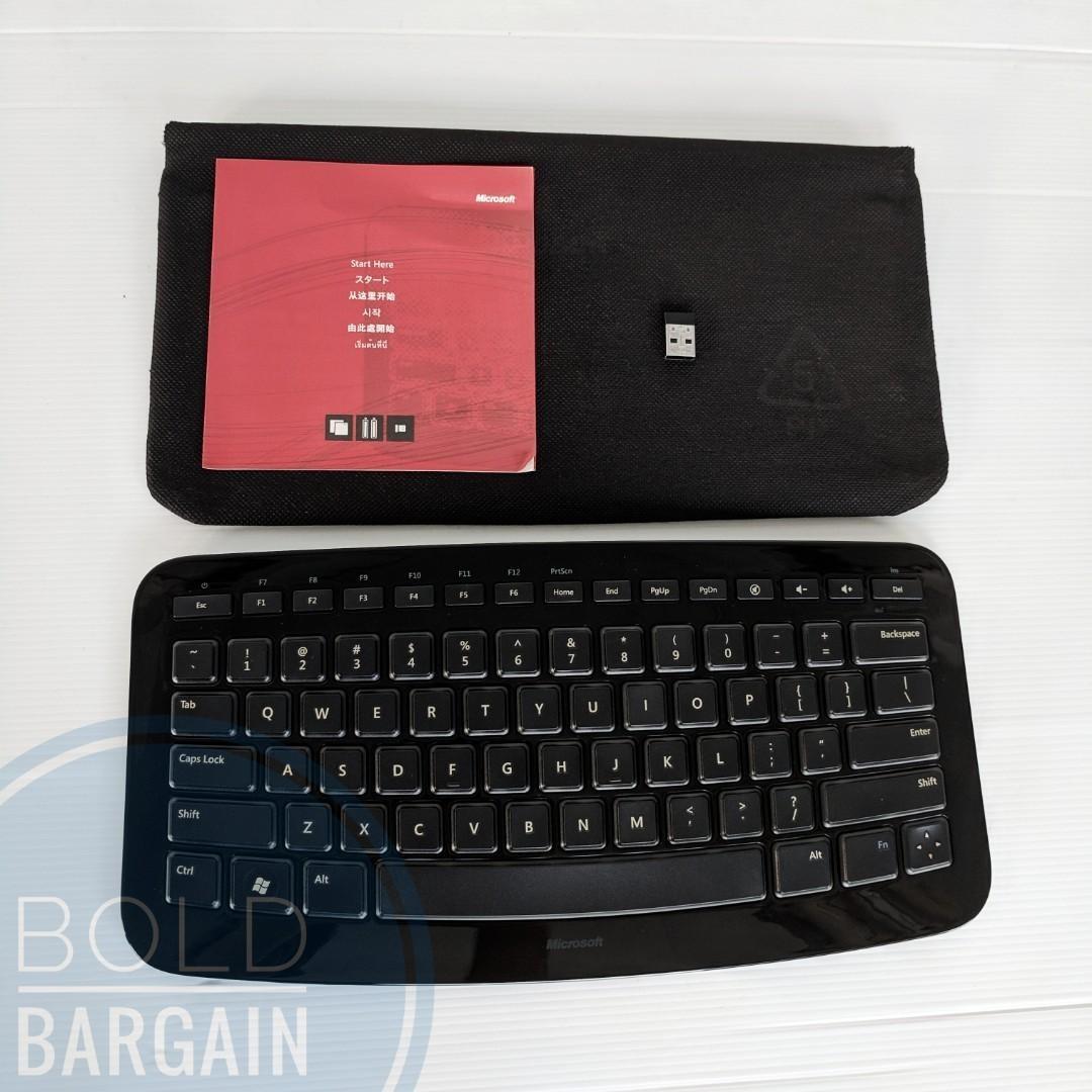 Authentic Microsoft Arc Wireless Keyboard Model:1392, Computers & Tech ...