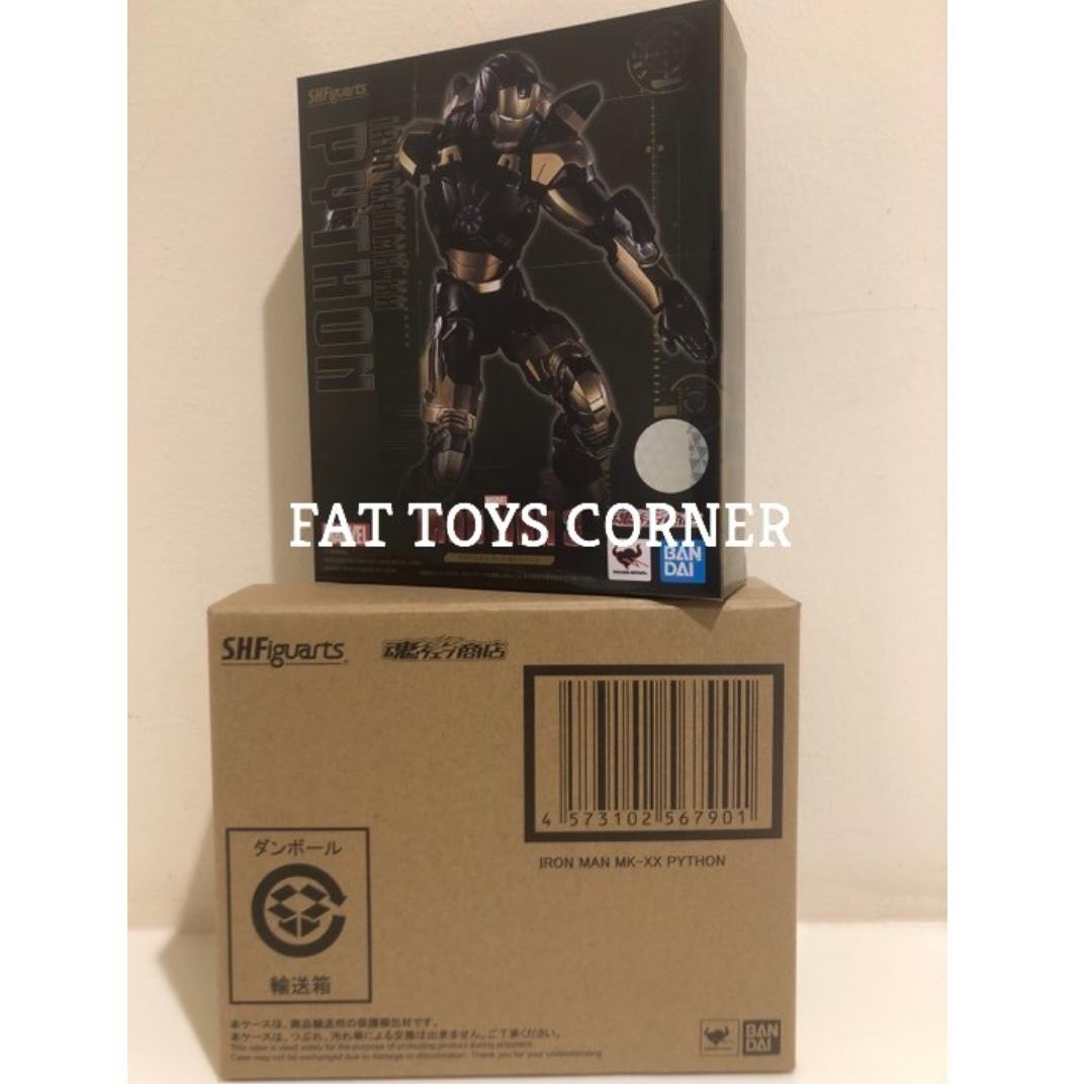 BANDAI TAMASHII EXCLUSIVE S.H.Figuarts SHF Iron Man Mark 20 Python ...