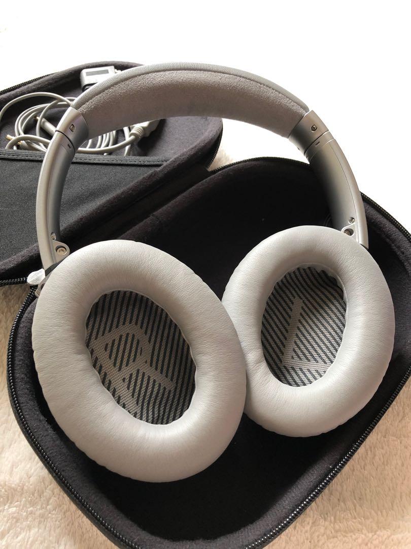 BOSE QC35 II - Silver Noise Cancelling Headphones, Audio, Headphones ...