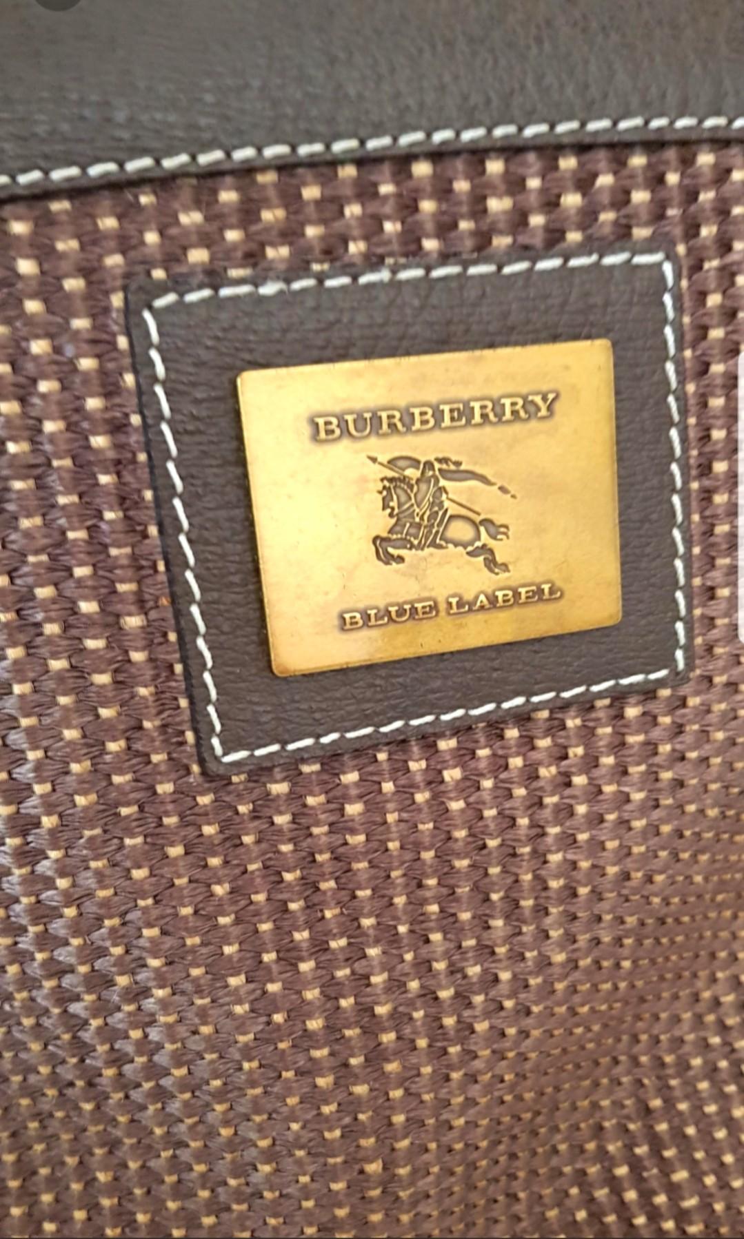 BURBERRY BLUE LABEL TOTE BAG, Luxury, Bags & Wallets on Carousell