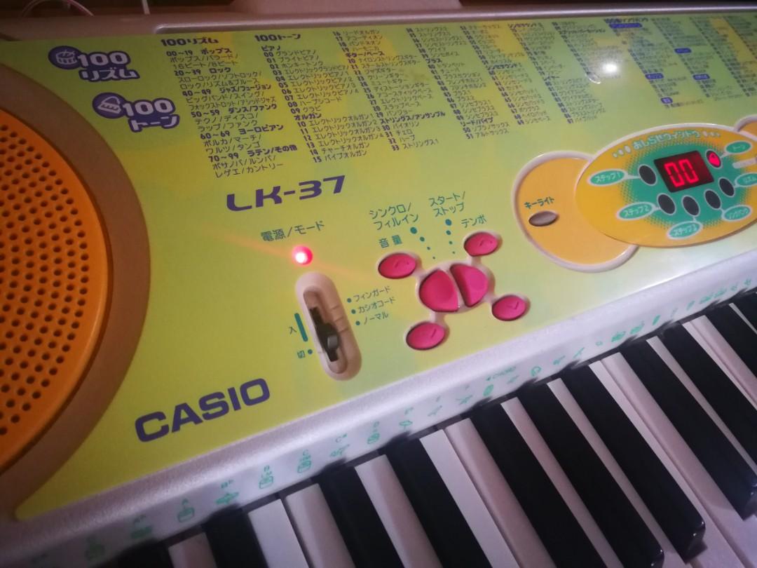 Casio LK-37 61-Key Portable Keyboard, Hobbies & Toys, Music & Media ...