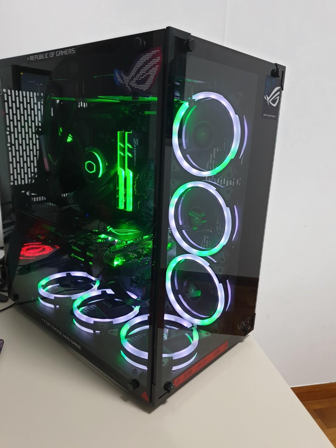 Custom Gaming PC RYZEN 3600 with Asus Rog Strix B450-F and RTX 2600 6GB ...