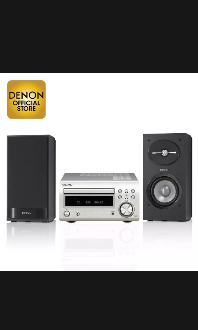 Denon RCD D-M41 Hi-FI System Amplifier + Infinity R152 Bookshelf ...