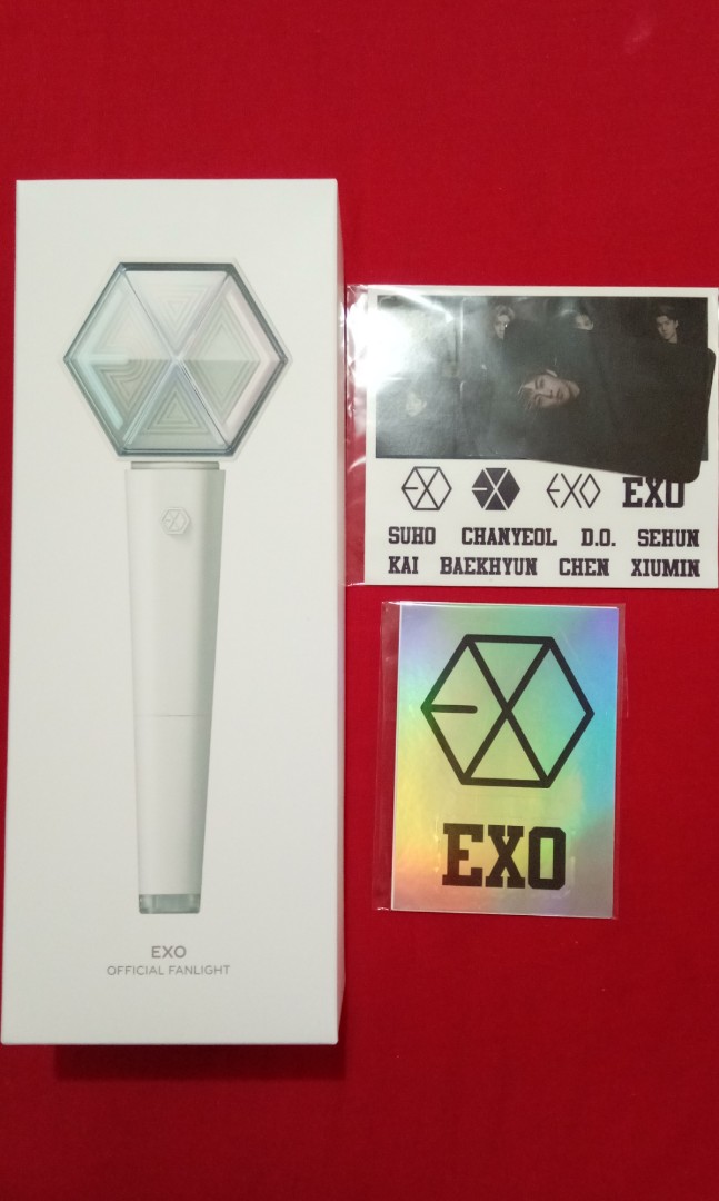 EXO Official Lightstick Version 3, Hobbies & Toys, Memorabilia ...