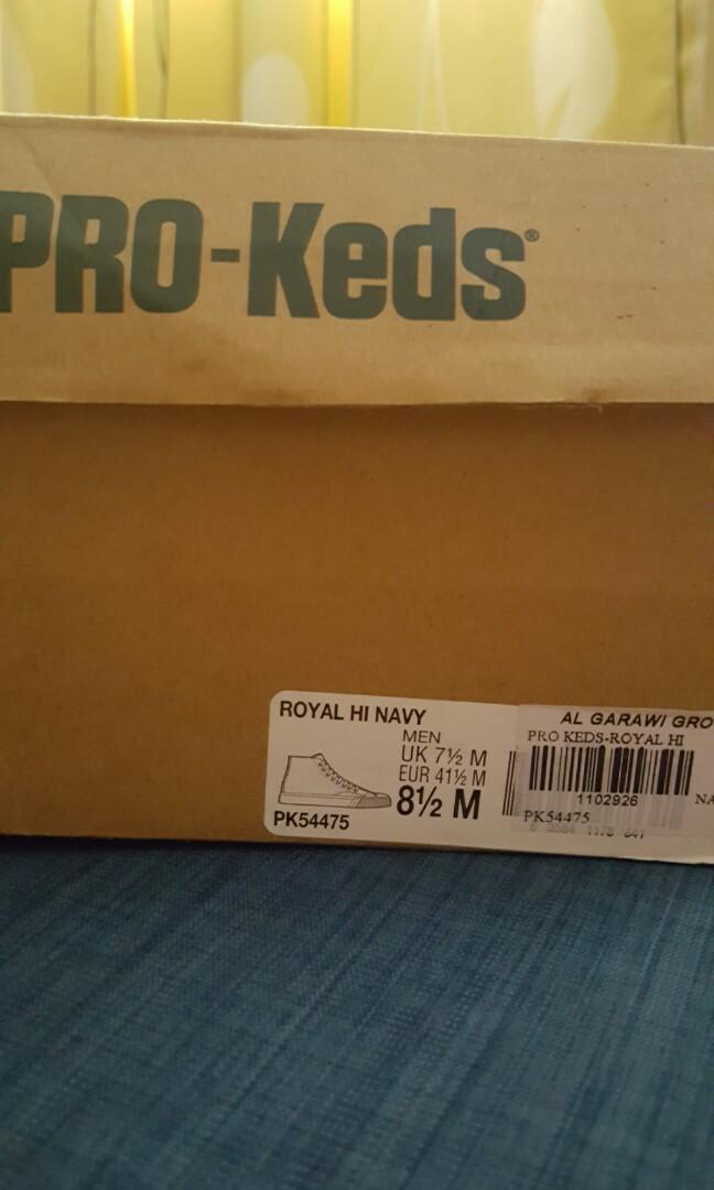 Keds Pro-Keds Royal Hi Classic Canvas Hi Navy Men's Shoes, Men's ...
