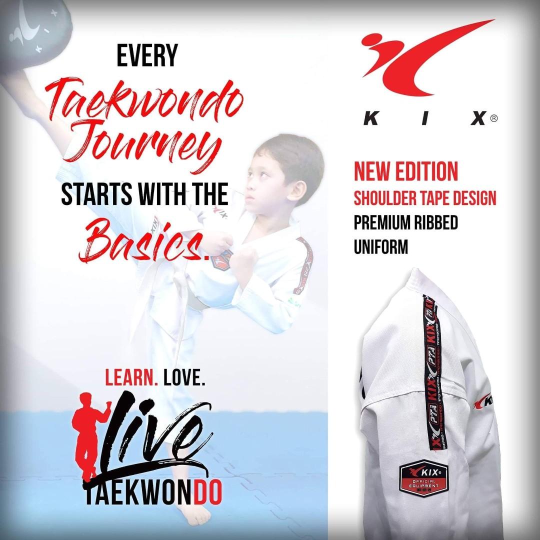Kix Taekwondo Uniform, Men's Fashion, Activewear on Carousell