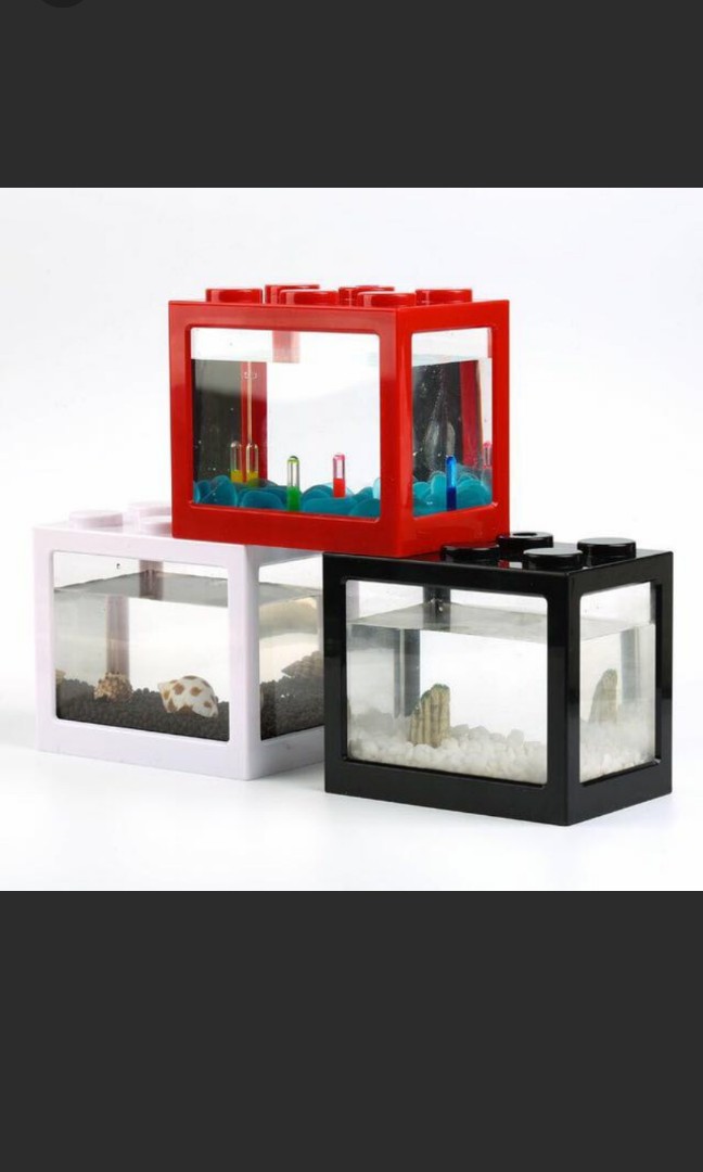 Lego Fish Tank, Pet Supplies, For Fish, Fish Tanks on Carousell