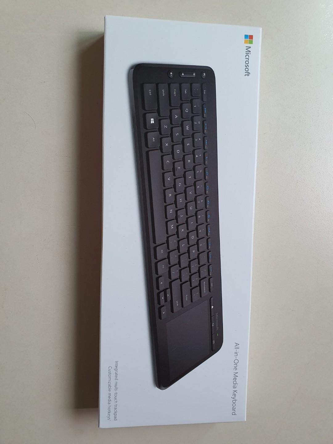 Microsoft Wireless All-In-One Media Keyboard, Computers & Tech, Parts ...