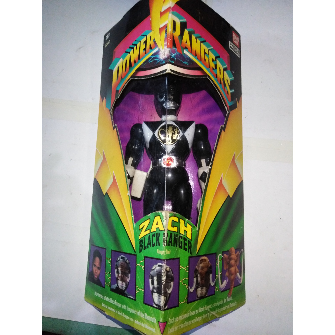Might Morphin Power Rangers Black Ranger Zack, Hobbies & Toys, Toys ...
