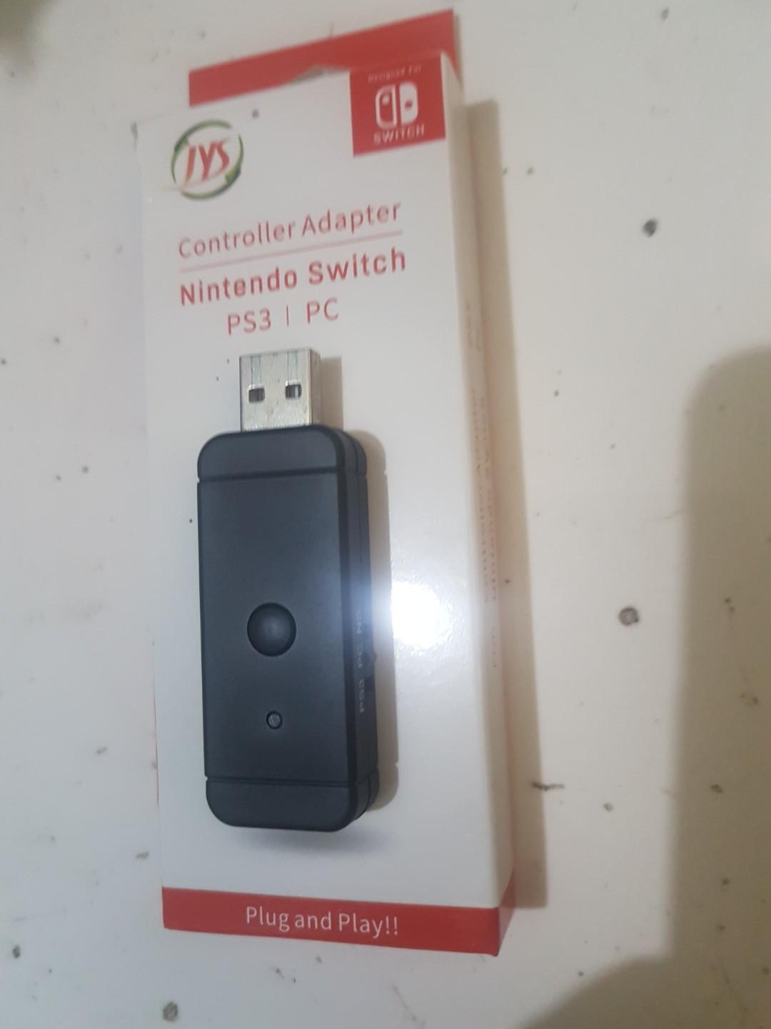 Nintendo switch controller adapter, Video Gaming, Gaming Accessories ...