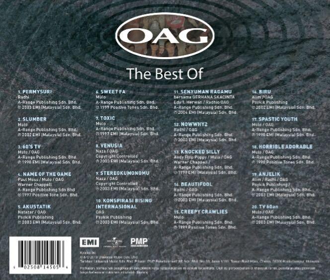 OAG : The Best Of (CD), Hobbies & Toys, Music & Media, CDs & DVDs on Carousell