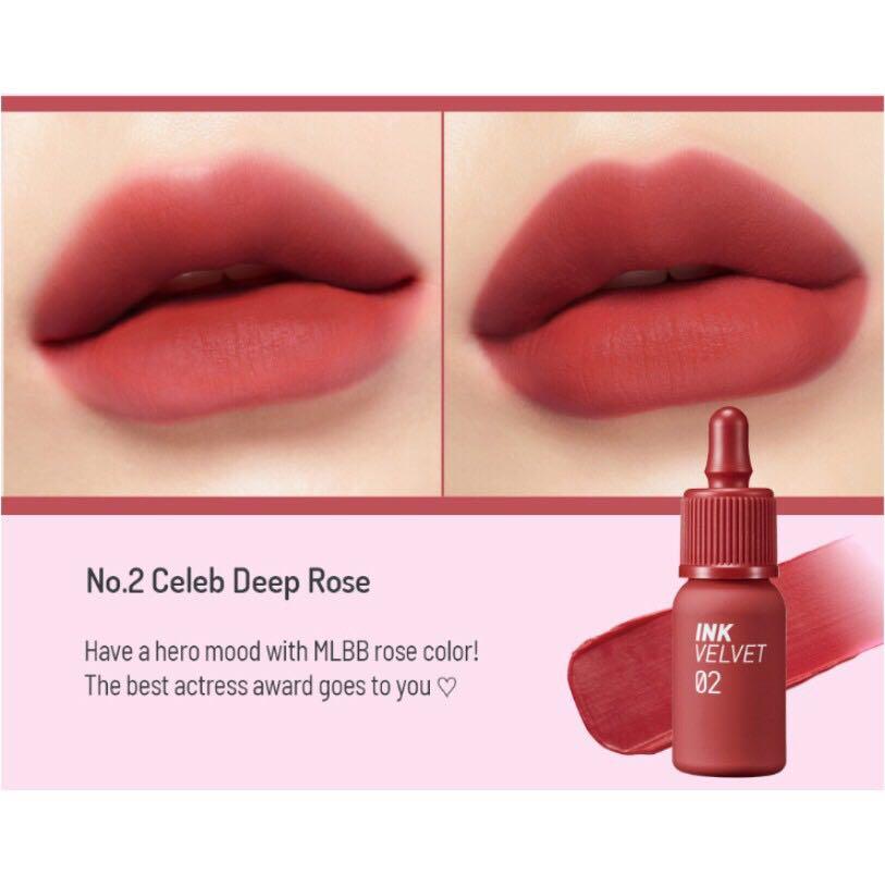 Peripera Ink Velvet Celeb Deep Rose, Beauty & Personal Care, Face, Face ...