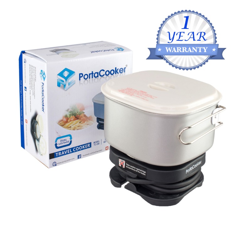 Portacooker - Portable Electric Dual Voltage Travel Cooker, TV & Home ...