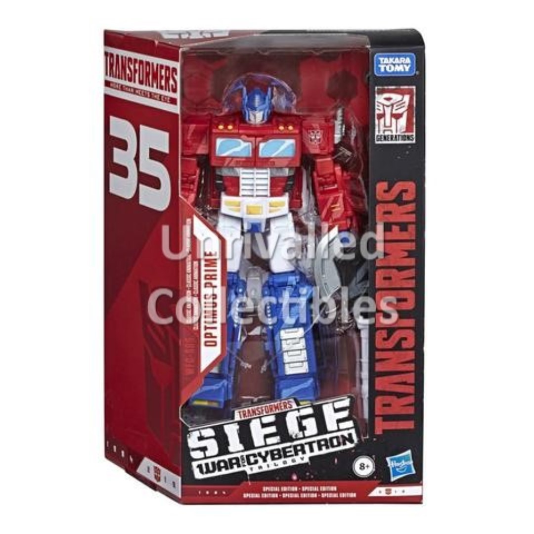 [In Hand] Hasbro Takara Tomy TakaraTomy TF 35th Anniversary Siege WFC ...