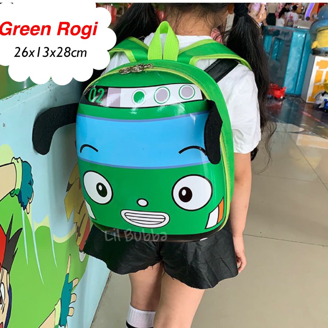 [Ready Stock] Tayo Bus Backpack / Tayo The Little Bus, Babies & Kids ...