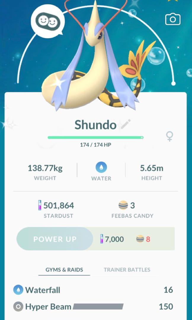 SHUNDO Milotic | 52x LEGENDARY | 10x SHINY | 62x 100 IV | MEW TWO ...