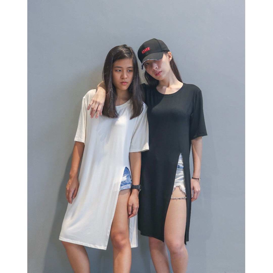 Split Top, Women's Fashion, Tops, Other Tops on Carousell