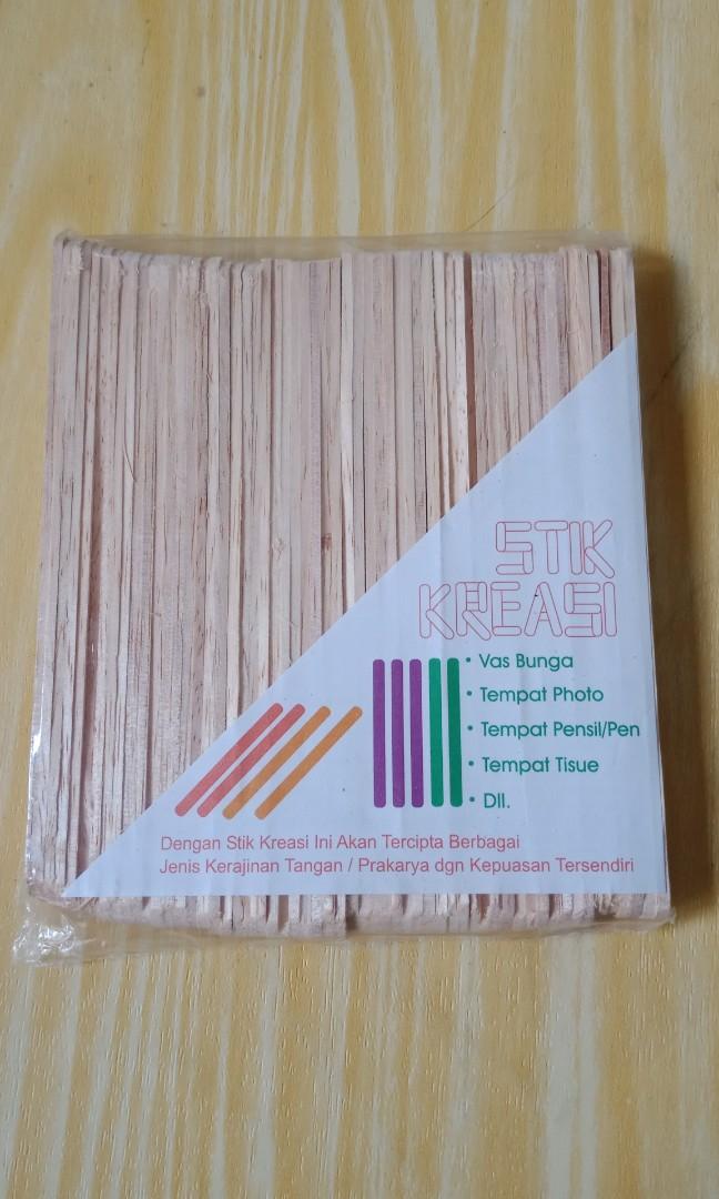 Stick Es stik kreasi DIY, Desain & Kerajinan Tangan, Alat & Bahan ...