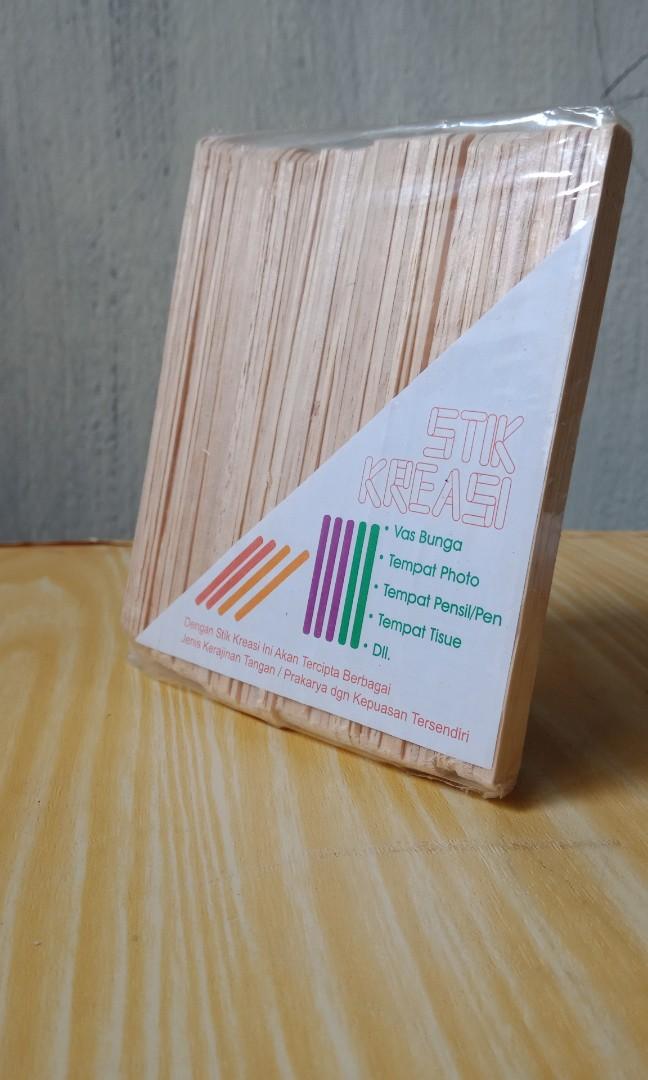Stick Es stik kreasi DIY, Desain & Kerajinan Tangan, Alat & Bahan ...
