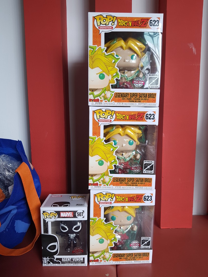 Super saiyan broly and agent venom, Hobbies & Toys, Toys & Games on ...