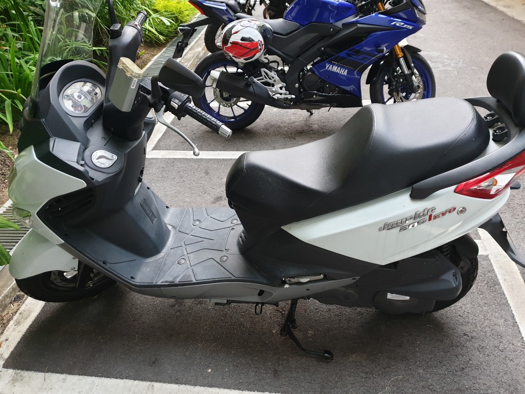 SYM Joyride 200, Motorcycles, Motorcycles for Sale, Class 2B on Carousell