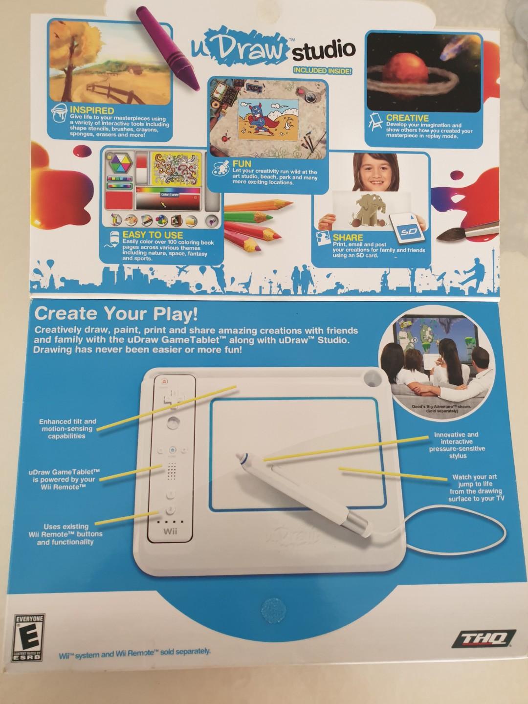 wii draw, Video Gaming, Video Game Consoles, Nintendo on Carousell