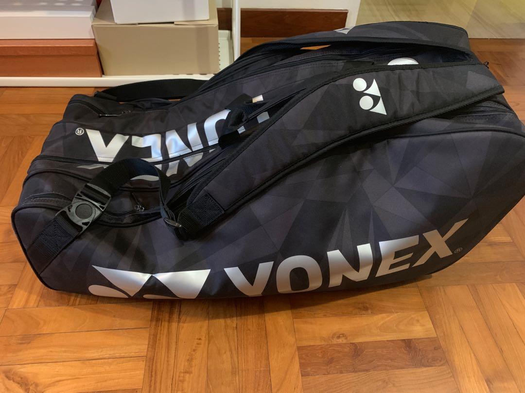 Yonex Pro Series 9 - Black tennis Bag, Sports Equipment, Sports & Games ...